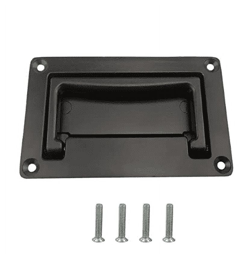 Zinc Alloy Recessed Pull Handles Container Handle Black Flush Lift ...