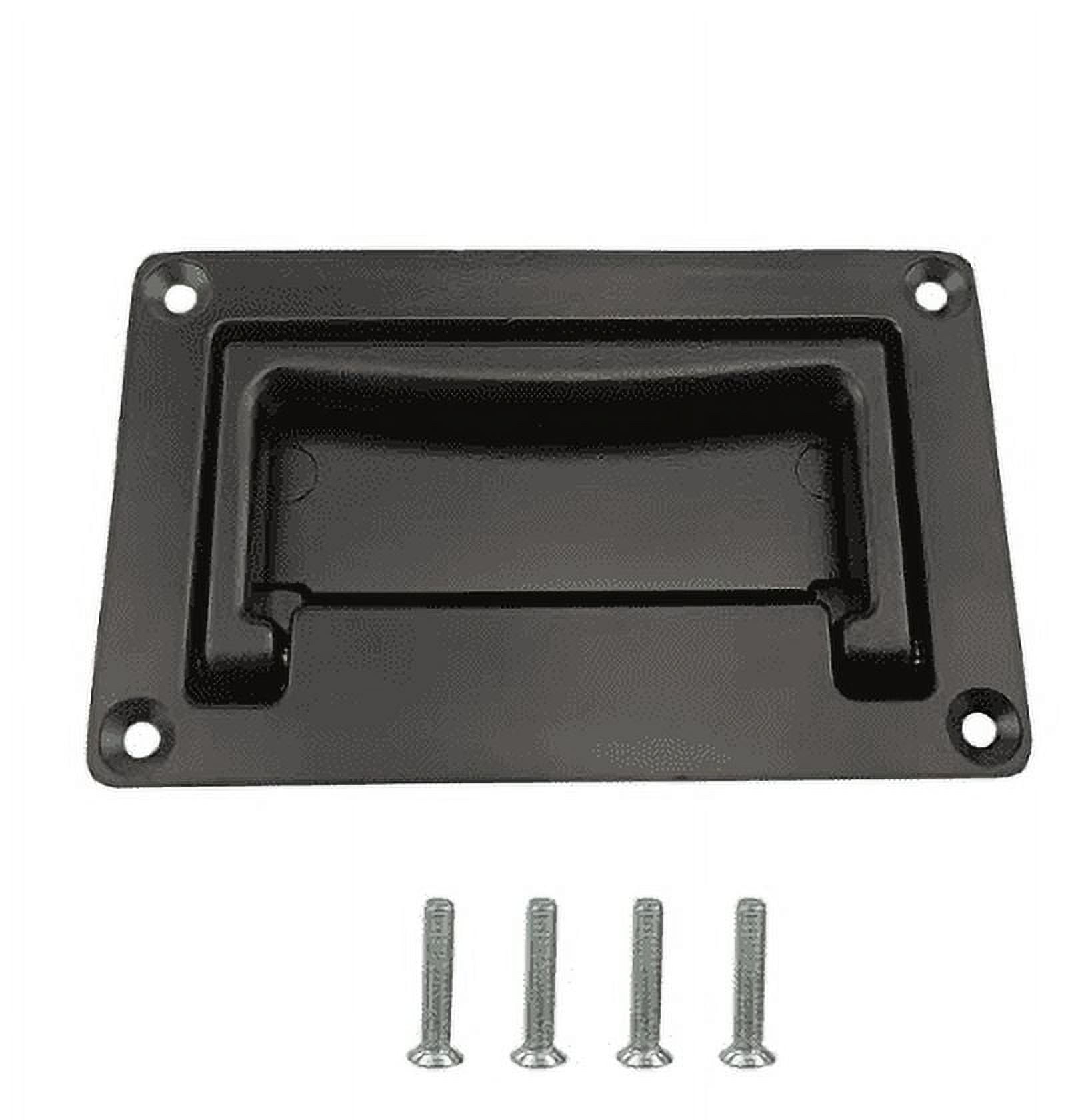 Zinc Alloy Recessed Pull Handles Container Handle Black Flush Lift ...