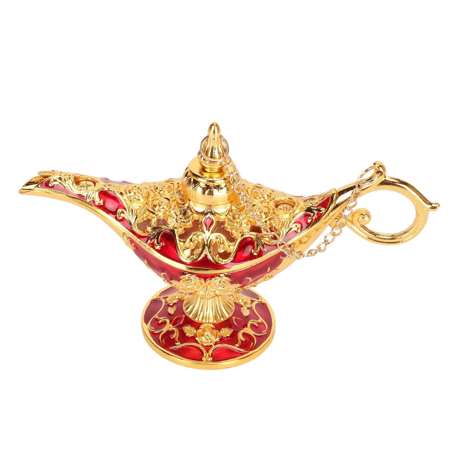 Zinc Alloy Retro Arabian Lamp Tabletop Exquisite Engraved Legend ...