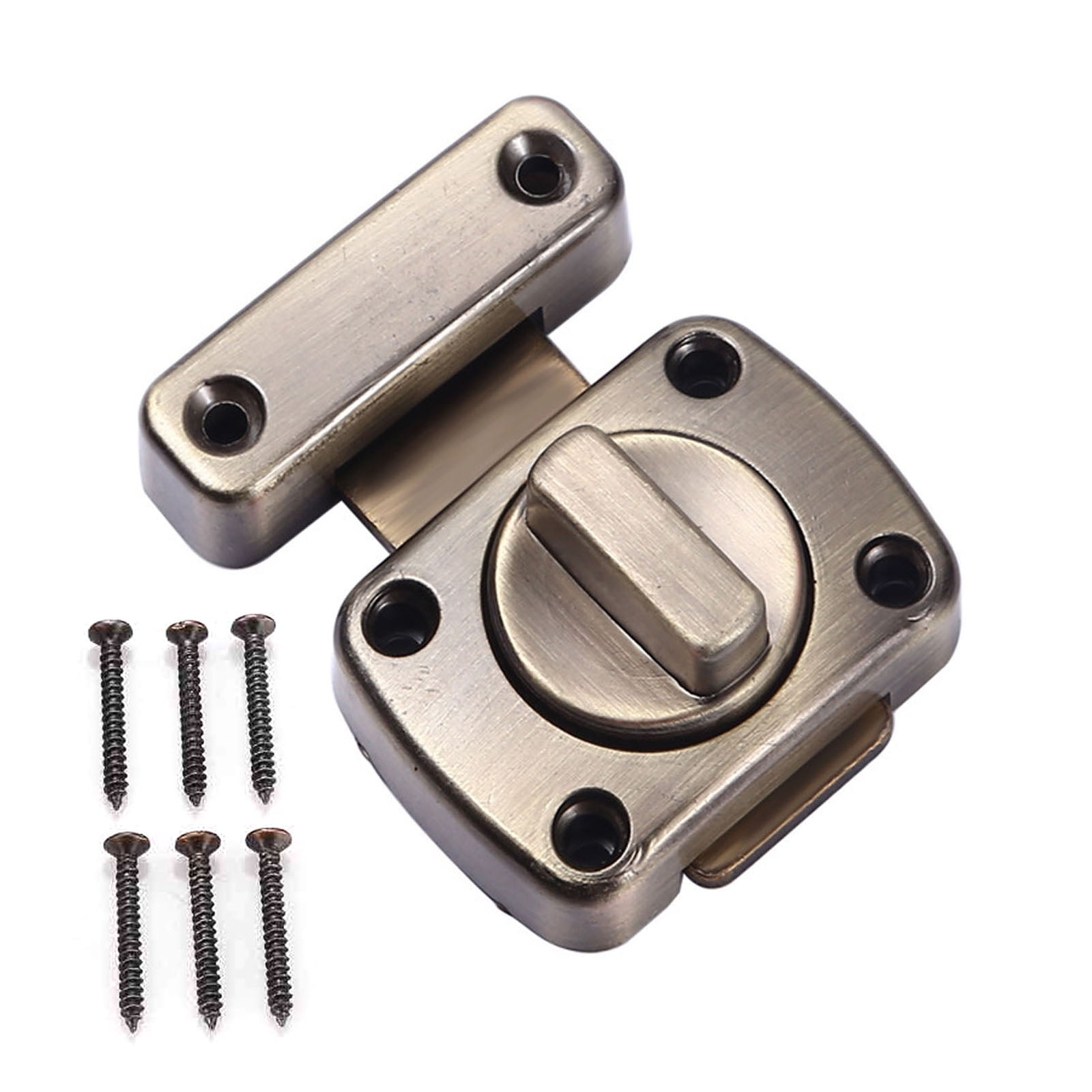 Zinc Alloy Safety Door Slide Latches Kitchen Cabinet Keyless Twist ...