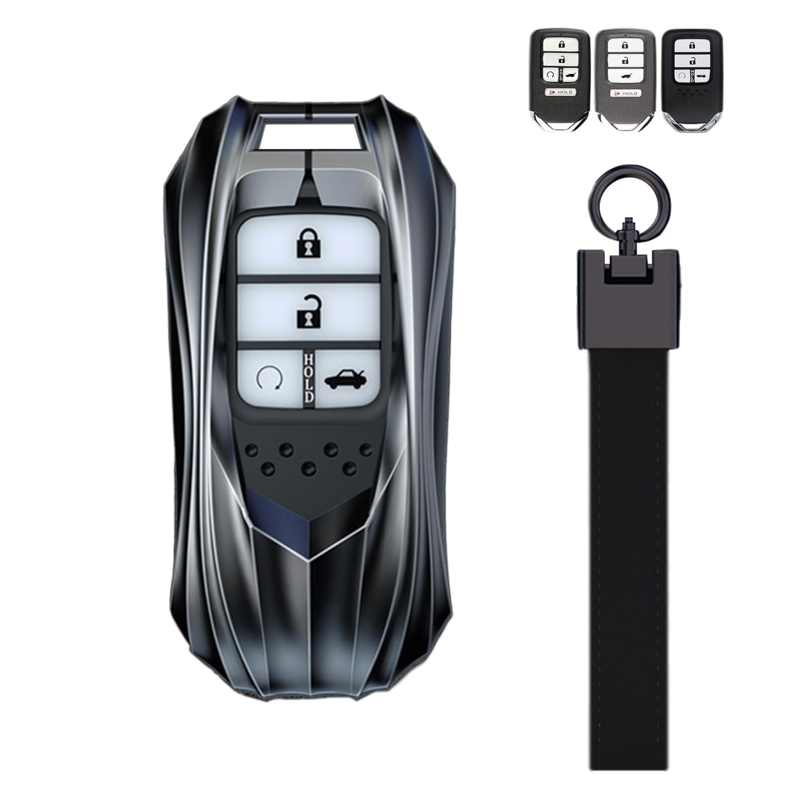 Zinc Alloy Smart Remote Car Key Fob Case Holder Cover Shell Compatible ...