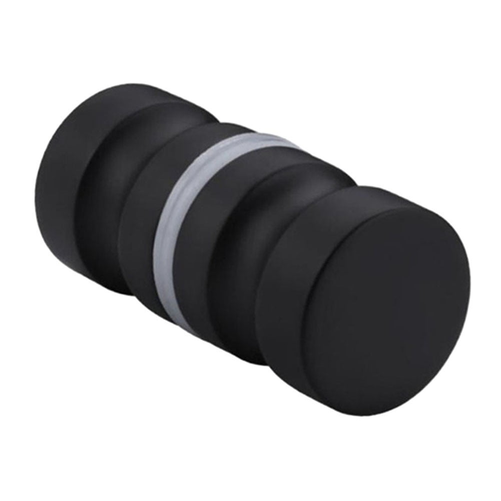Zinc Alloy Solid Shower Knob Single Hole Door Handle, Black Sliding ...