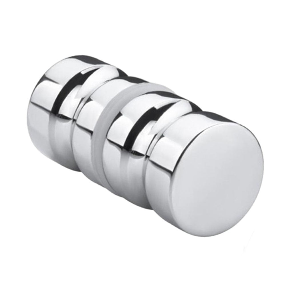 Zinc Alloy Solid Shower Knob Single Hole Door Handle, Silver Sliding ...