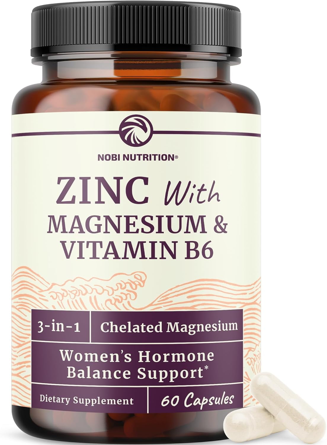 Zinc and Magnesium Supplement with Vitamin B6 | Women’s Hormone Balance ...