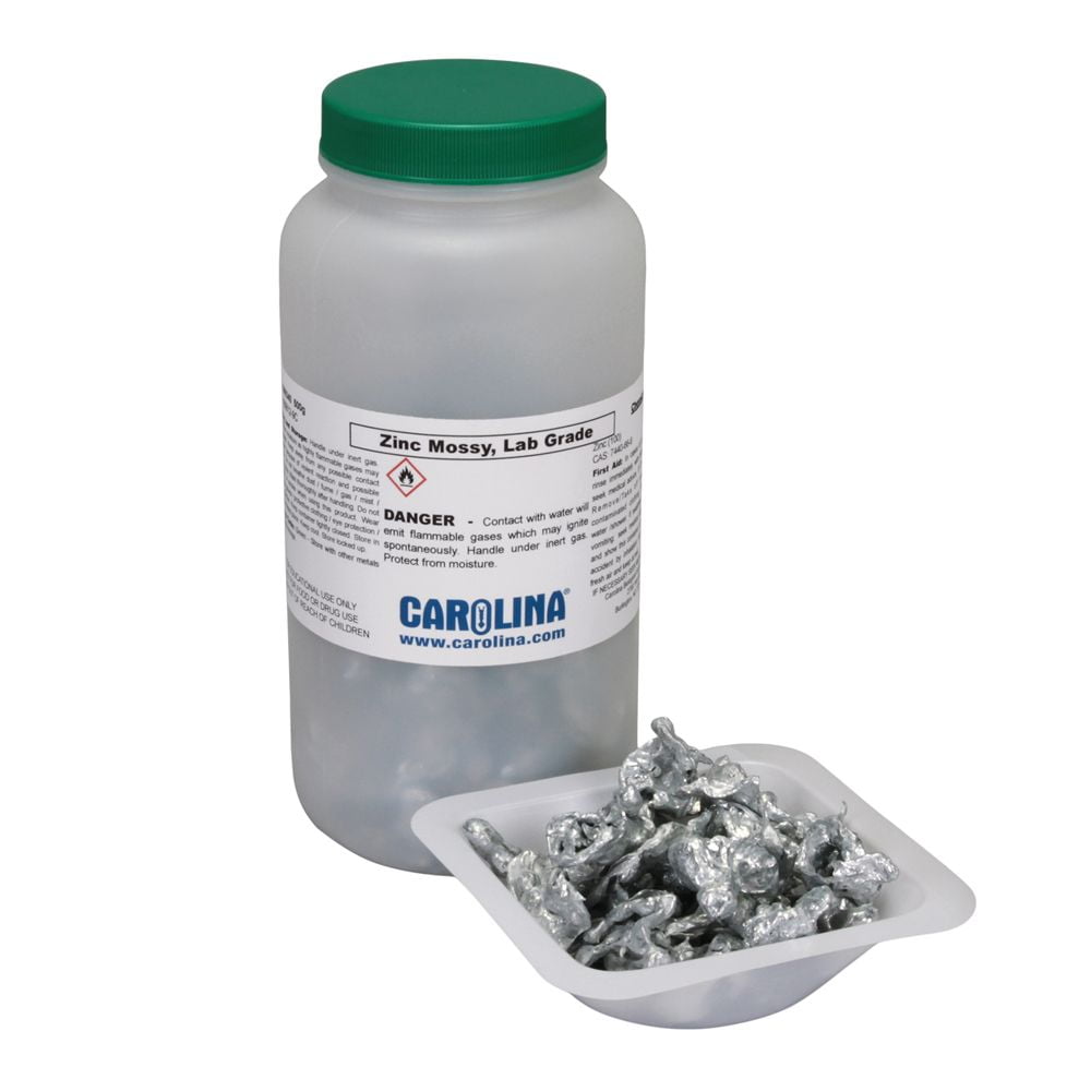 Zinc, Mossy, Laboratory Grade, 500 G - Walmart.com