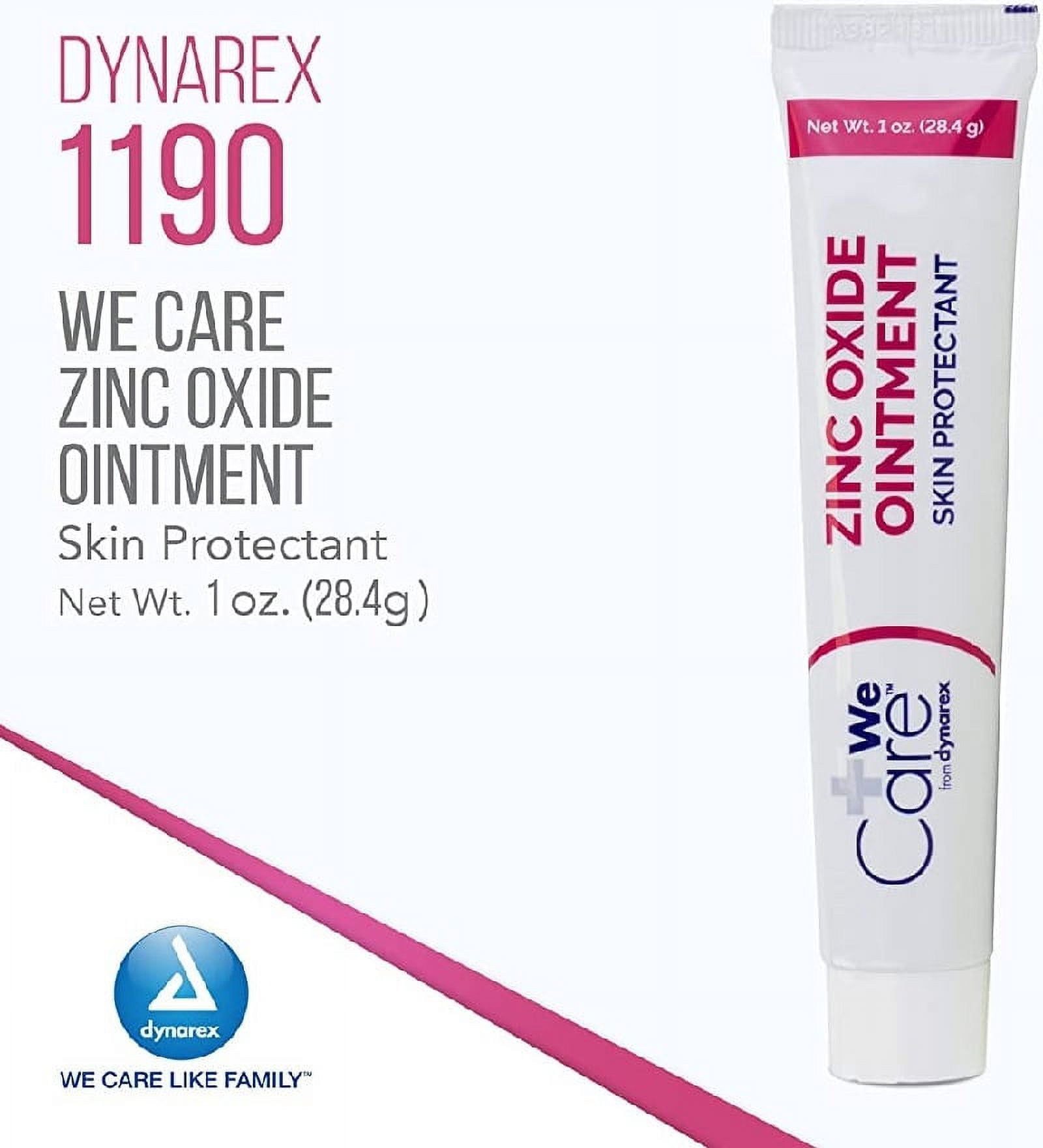 Zinc Oxide Ointment Skin Protectant 1 oz by Dynarex Pack of 3 - Walmart.com