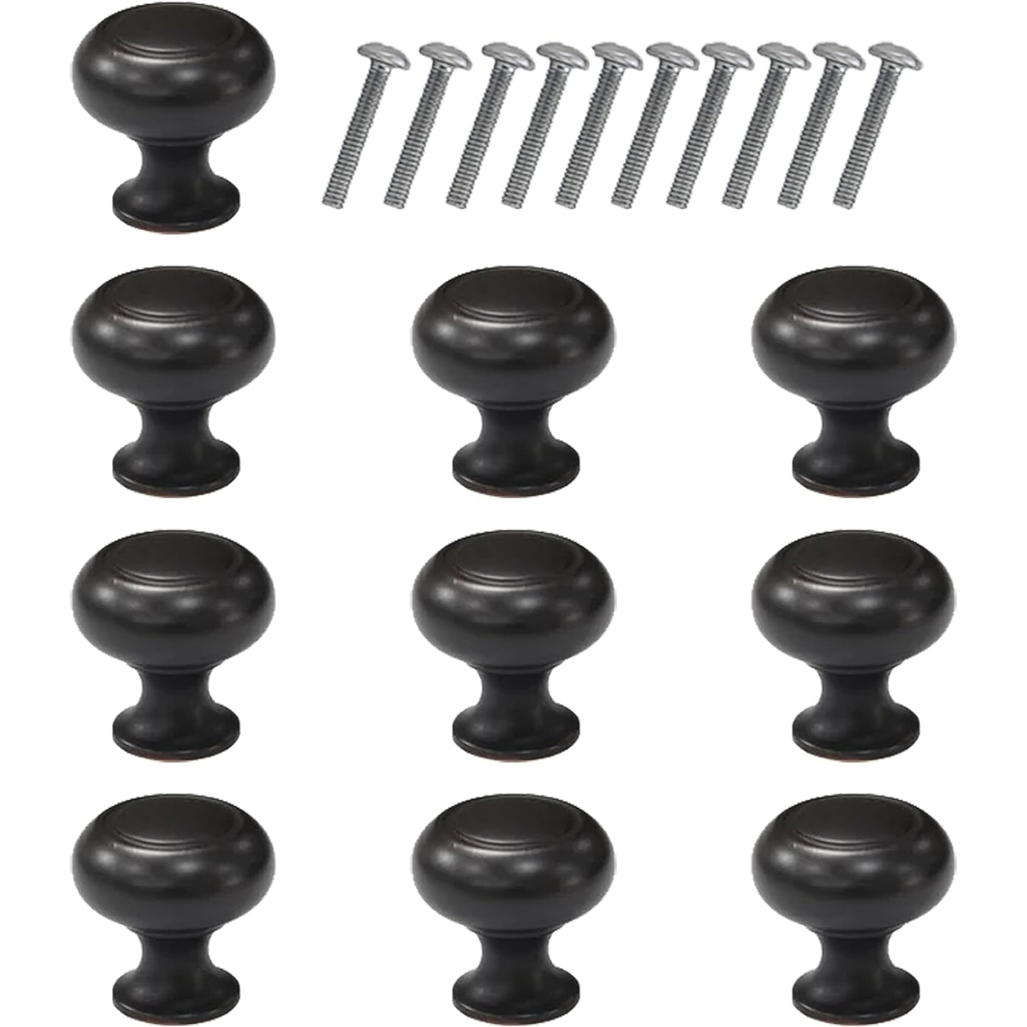 Mascot Hardware Infinity 1-1/6 in. Oil Rubbed Bronze Round Metal ...