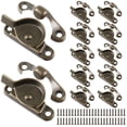 Zinc Window Sash Lock Antique Brass 6 Count Security Replacement for ...
