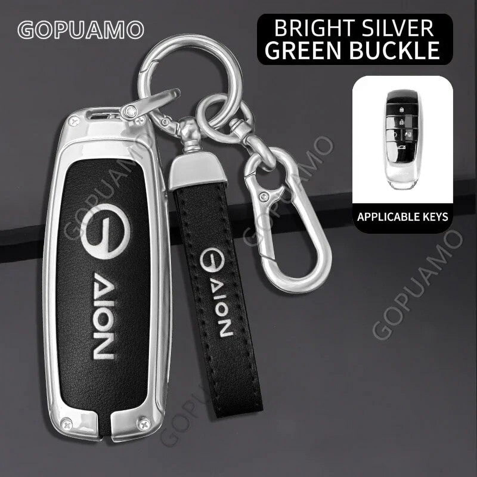 Zinc alloy Car Key Case Cover Fob Shell For GAC Aian A 5 buttons key ...