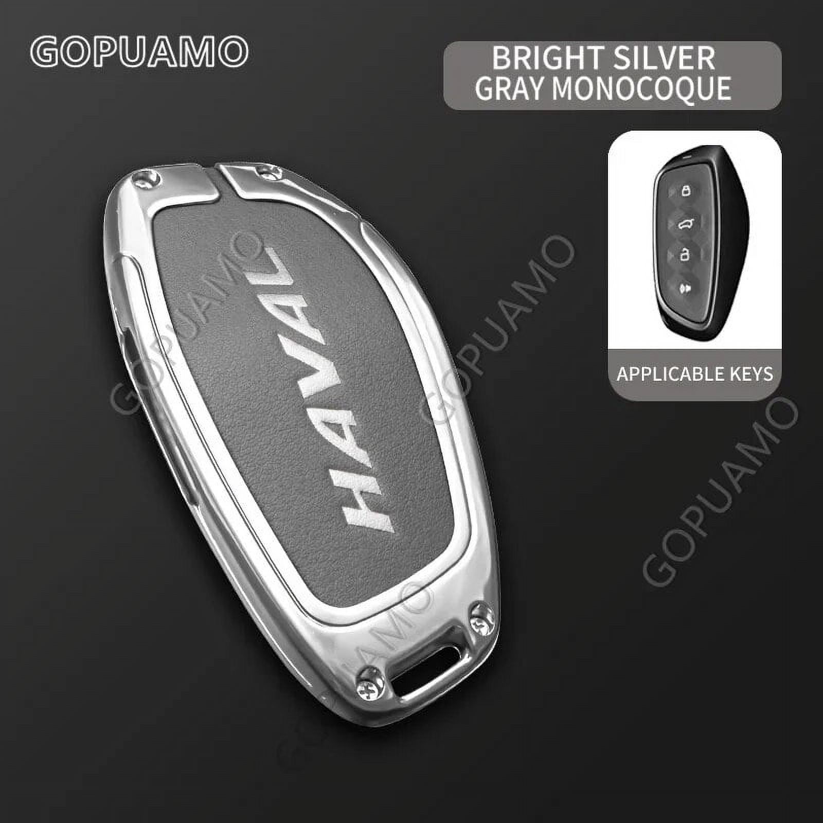 Zinc alloy Car Key Case Cover For Haval B 4 buttons key case 2023 H-DOG M6 H6 H7 H8 H4 H9 F5 F7 ...
