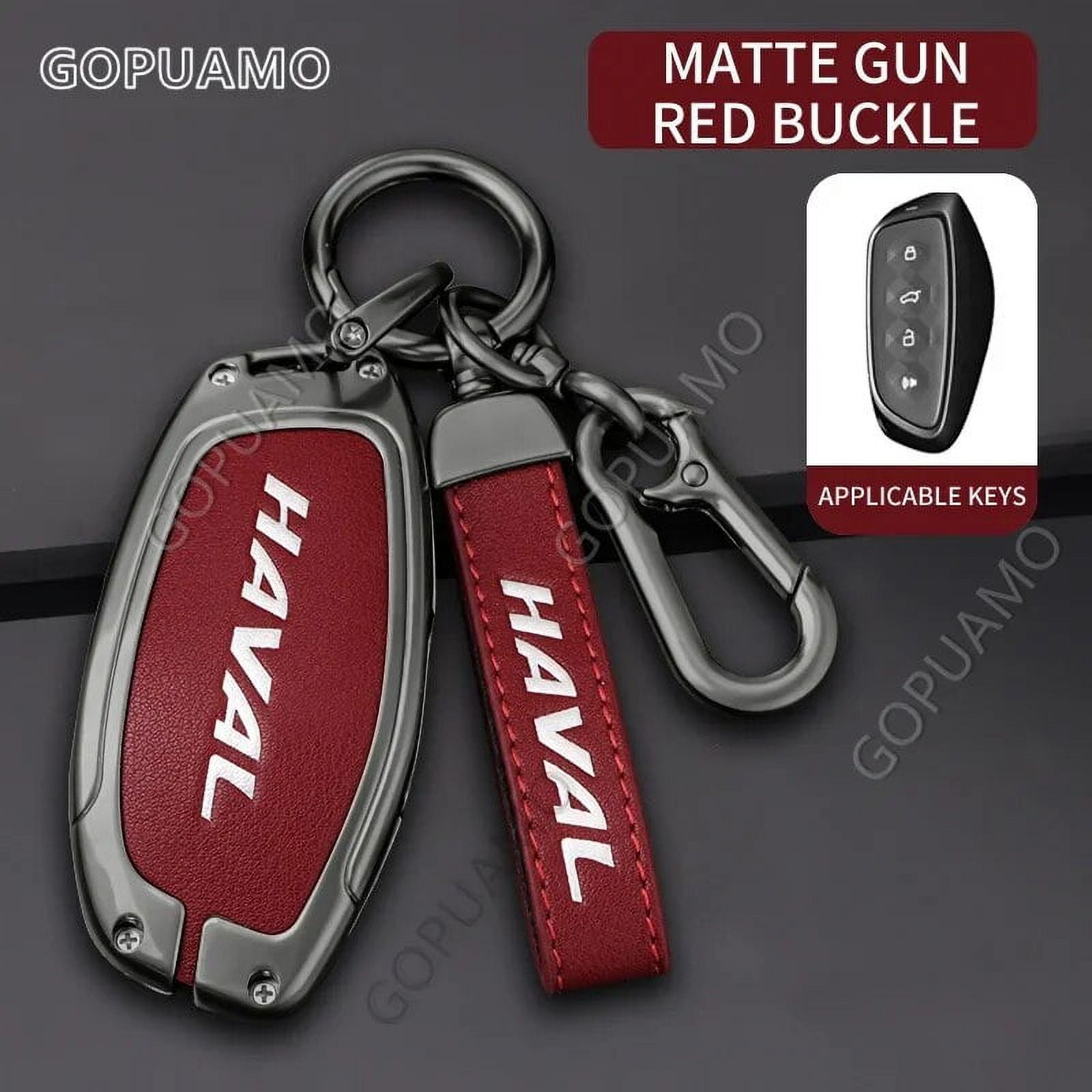 Zinc alloy Car Key Case Cover For Haval B 4 buttons key case 2023 H-DOG ...