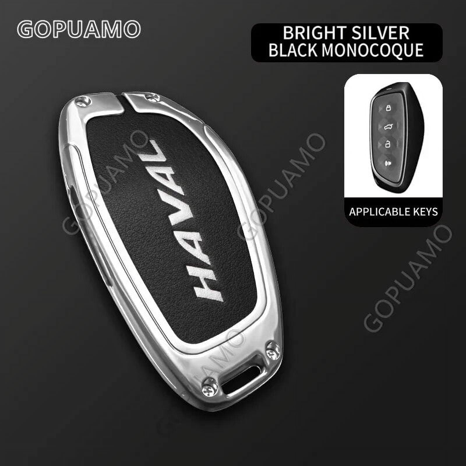 Zinc alloy Car Key Case Cover For Haval B 4 buttons key case 2023 H-DOG ...