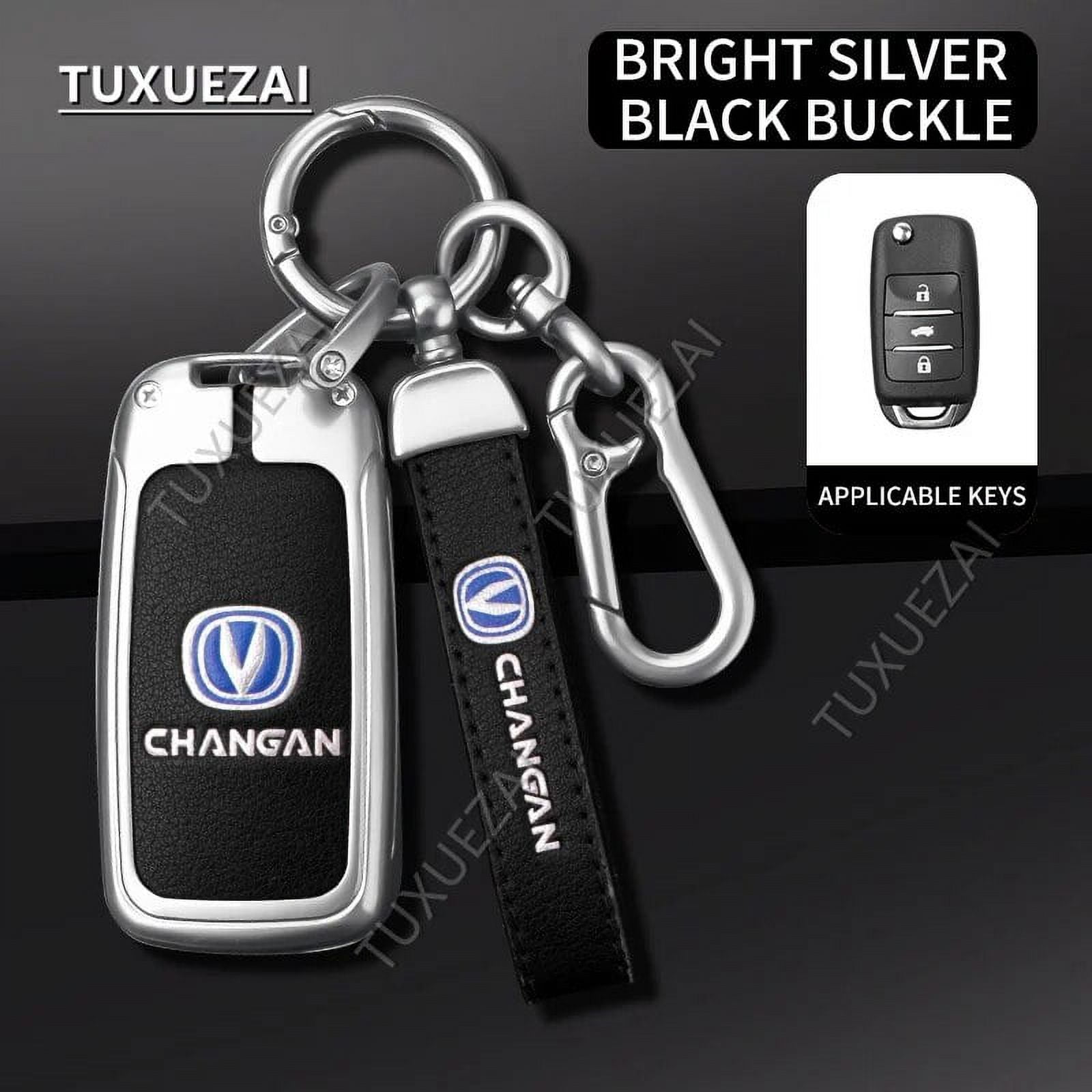 Zinc alloy Car Key Cover Case For Changan C 3 buttons key case CS15 CS35 CS75 CS95 V3 V5 V7 Eado ...
