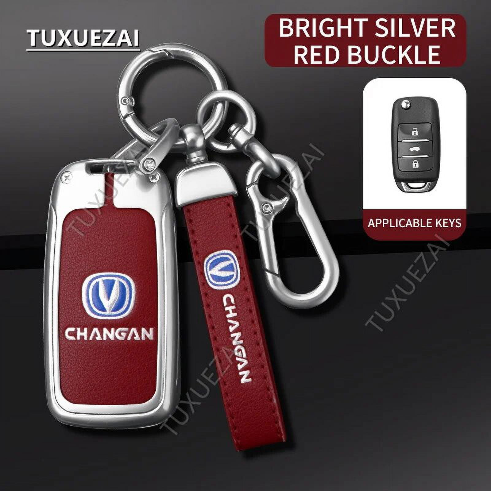 Zinc alloy Car Key Cover Case For Changan C 3 buttons key case CS15 ...