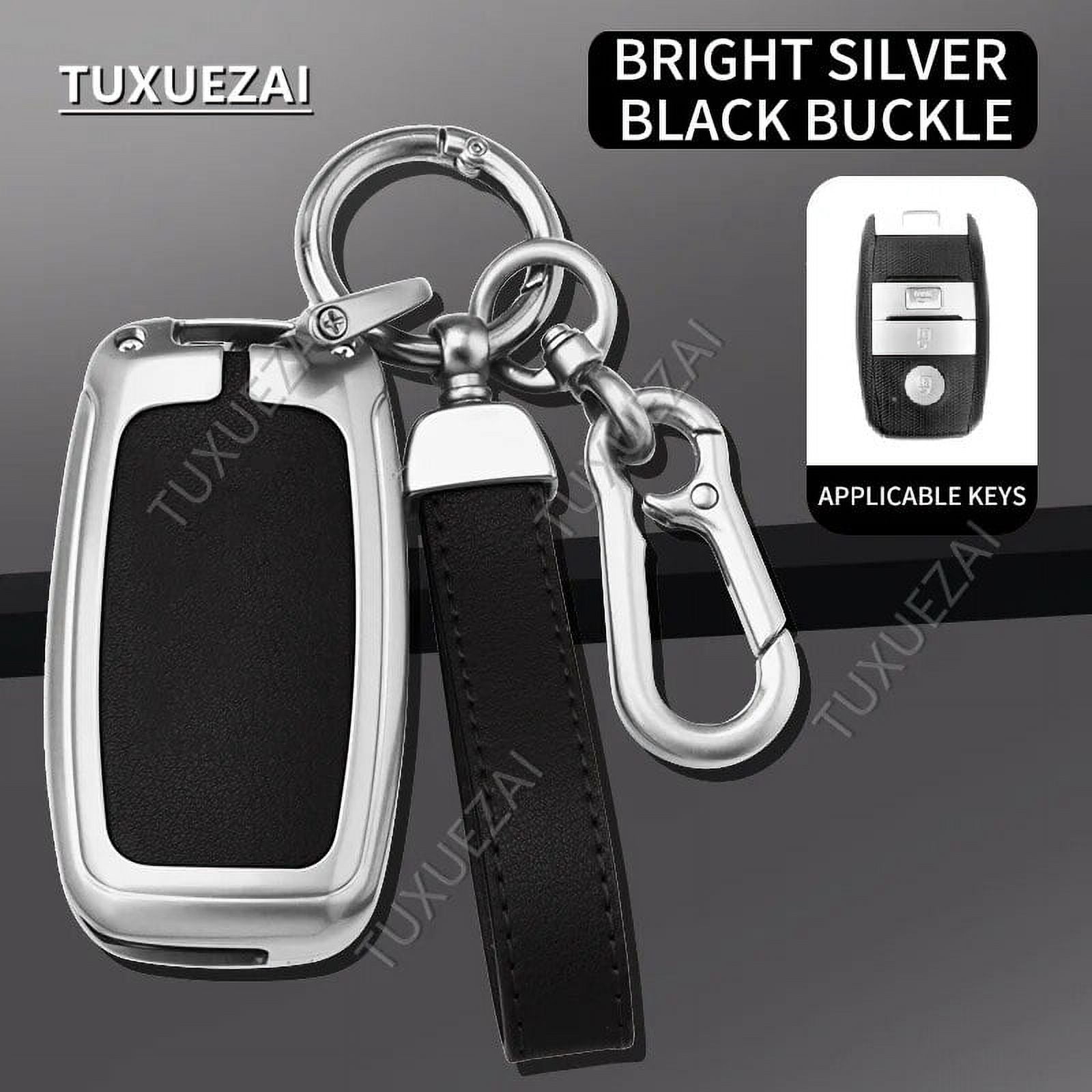 Zinc alloy Car Key Cover Case For Kia A 3 buttons key case Rio Sportage ...