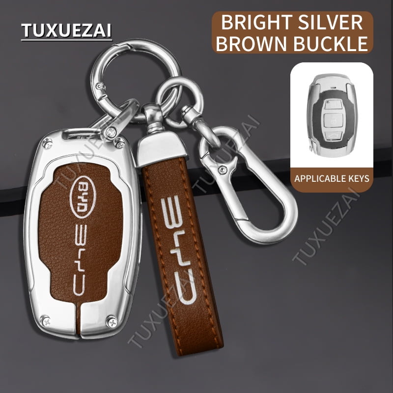 Zinc alloy Car Remote Key Case Cover For BYD D 3 button Han Tang Song ...