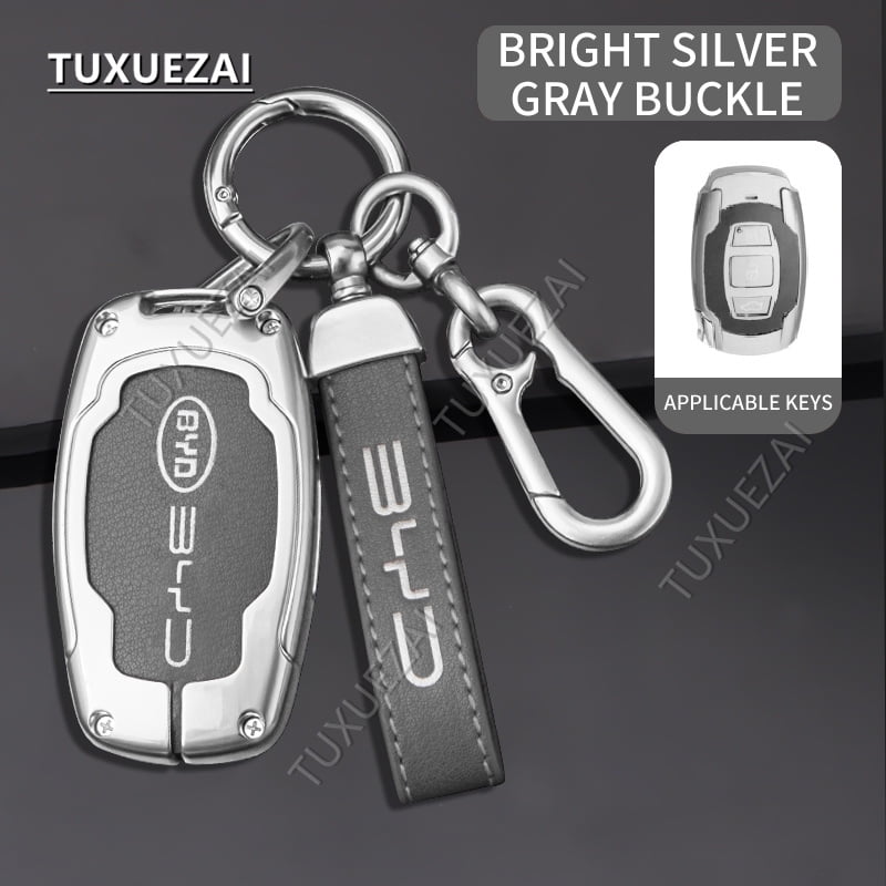 Zinc alloy Car Remote Key Case Cover For BYD D 3 button Han Tang Song ...