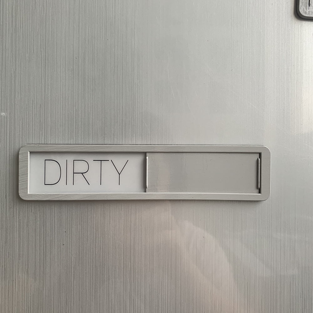 Zinc alloy cleanliness sign bathroom toilet sign cleaning status sign ...