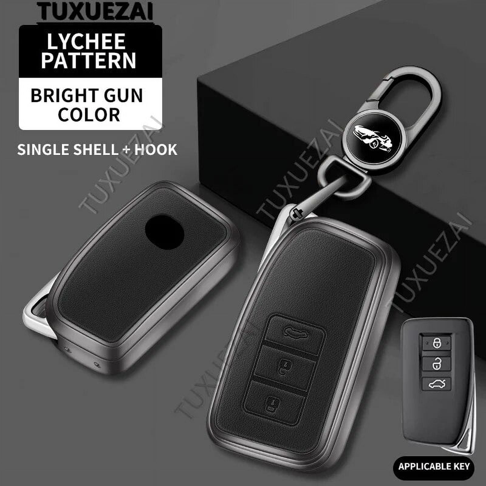 Zinc alloy+leather Car Key Cover Case For Lexus B 3 buttons key case ...