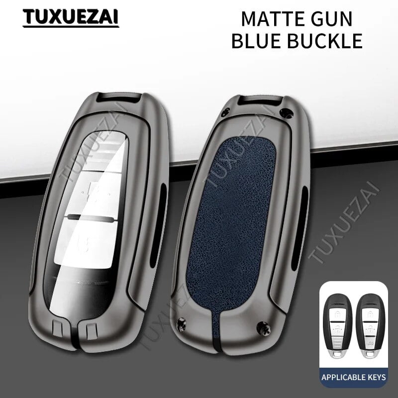 Zinc alloy+leather For Suzuki A key case Baleno Ertiga Ciaz Ignis ...