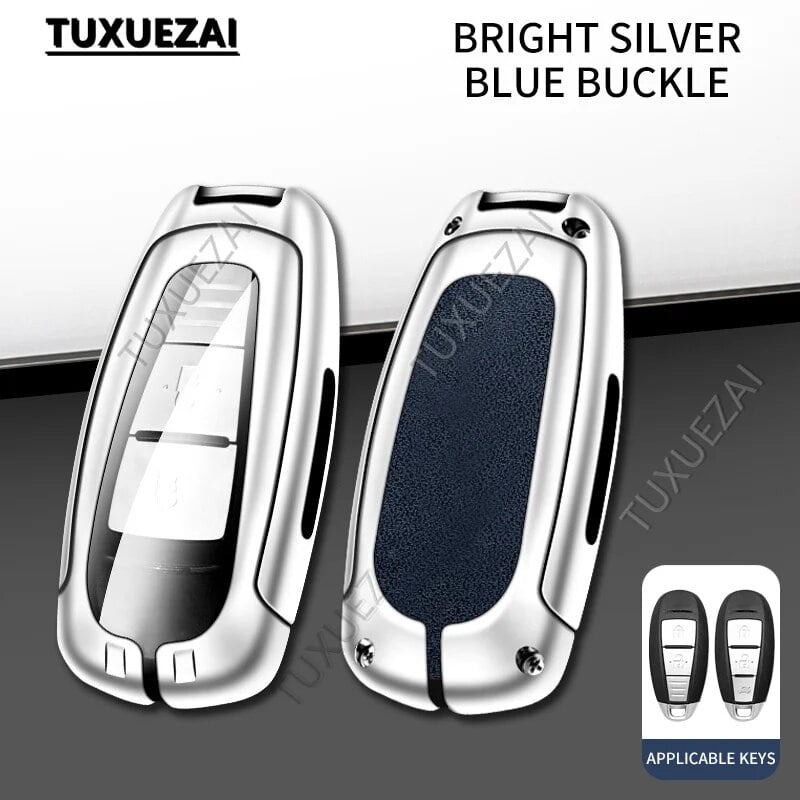 Zinc alloy+leather For Suzuki A key case Baleno Ertiga Ciaz Ignis ...