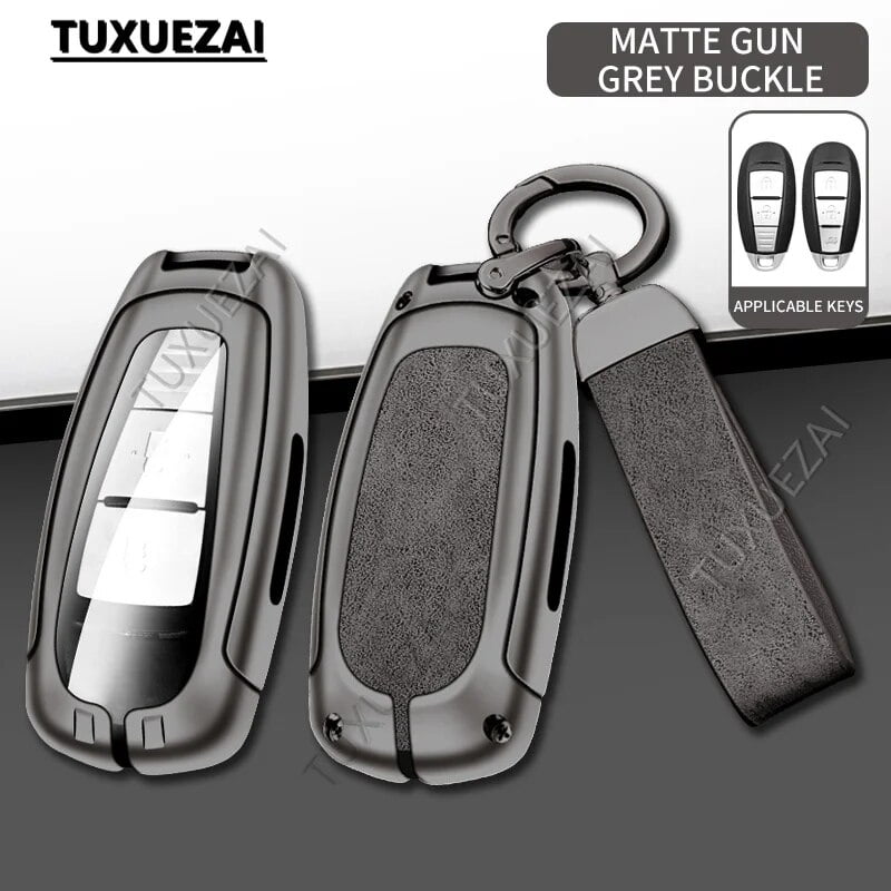 Zinc alloy+leather For Suzuki A key case Baleno Ertiga Ciaz Ignis ...