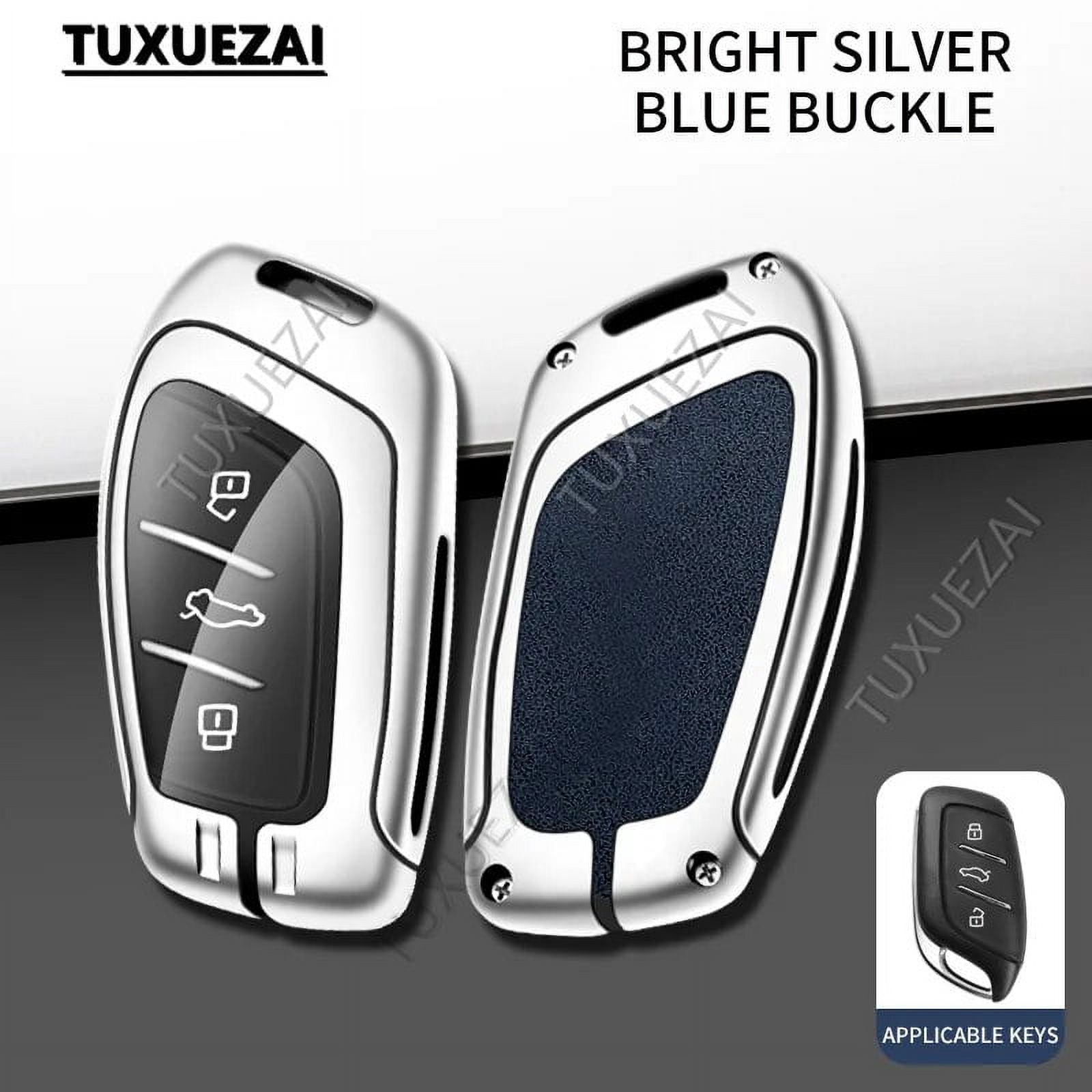 Zinc alloy+leather Key Case For MG A 3 buttons key case ZS RX5 HS PHEV ...