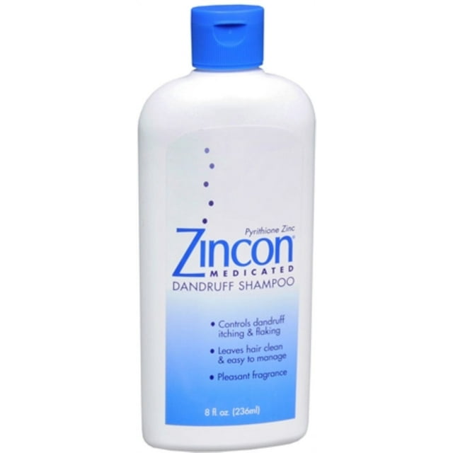 Zincon Medicated Dandruff Shampoo, 8 oz, - Walmart.com