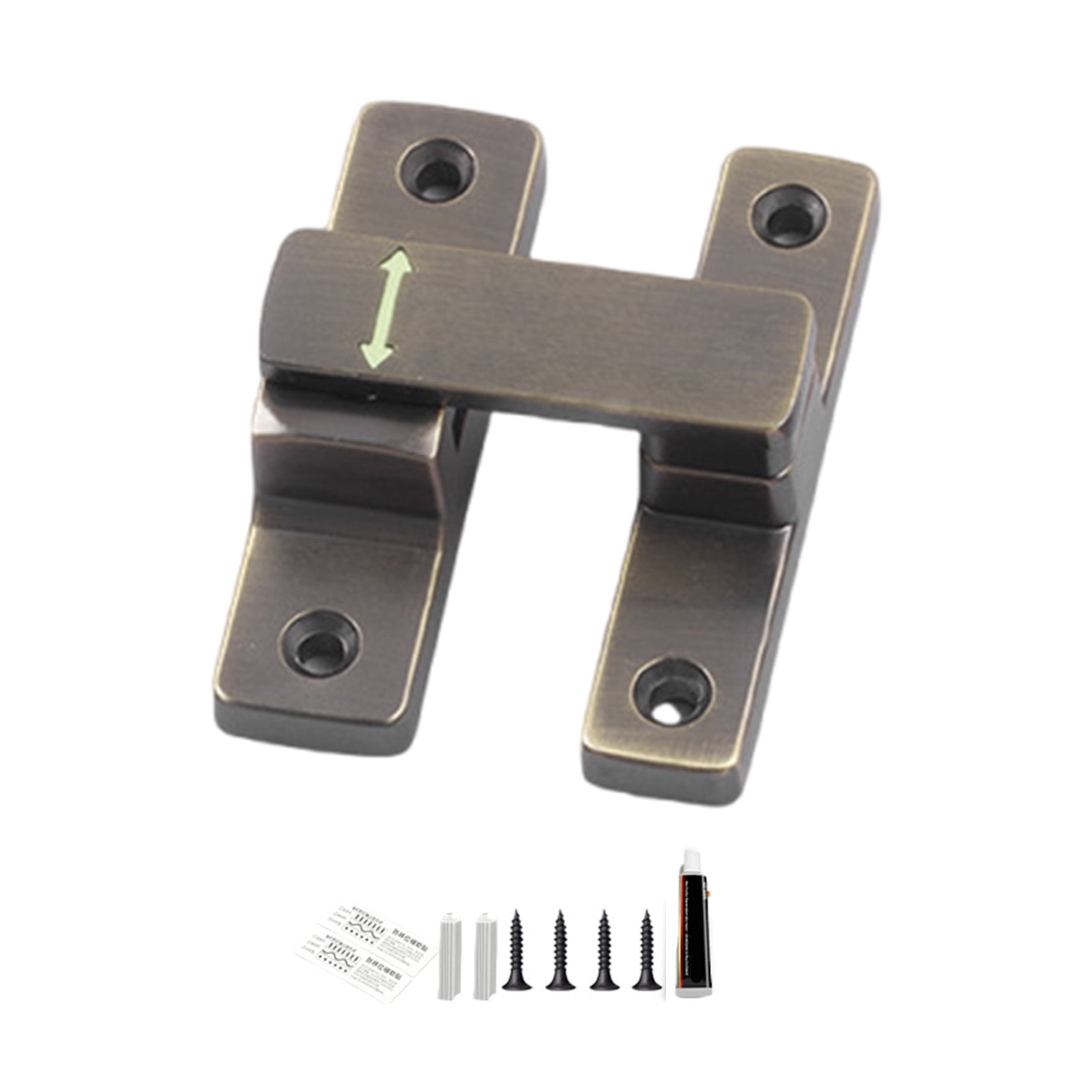 Zincs Alloy Flipping Safety Door Lock 90/180 Degree Sliding Door Lock ...