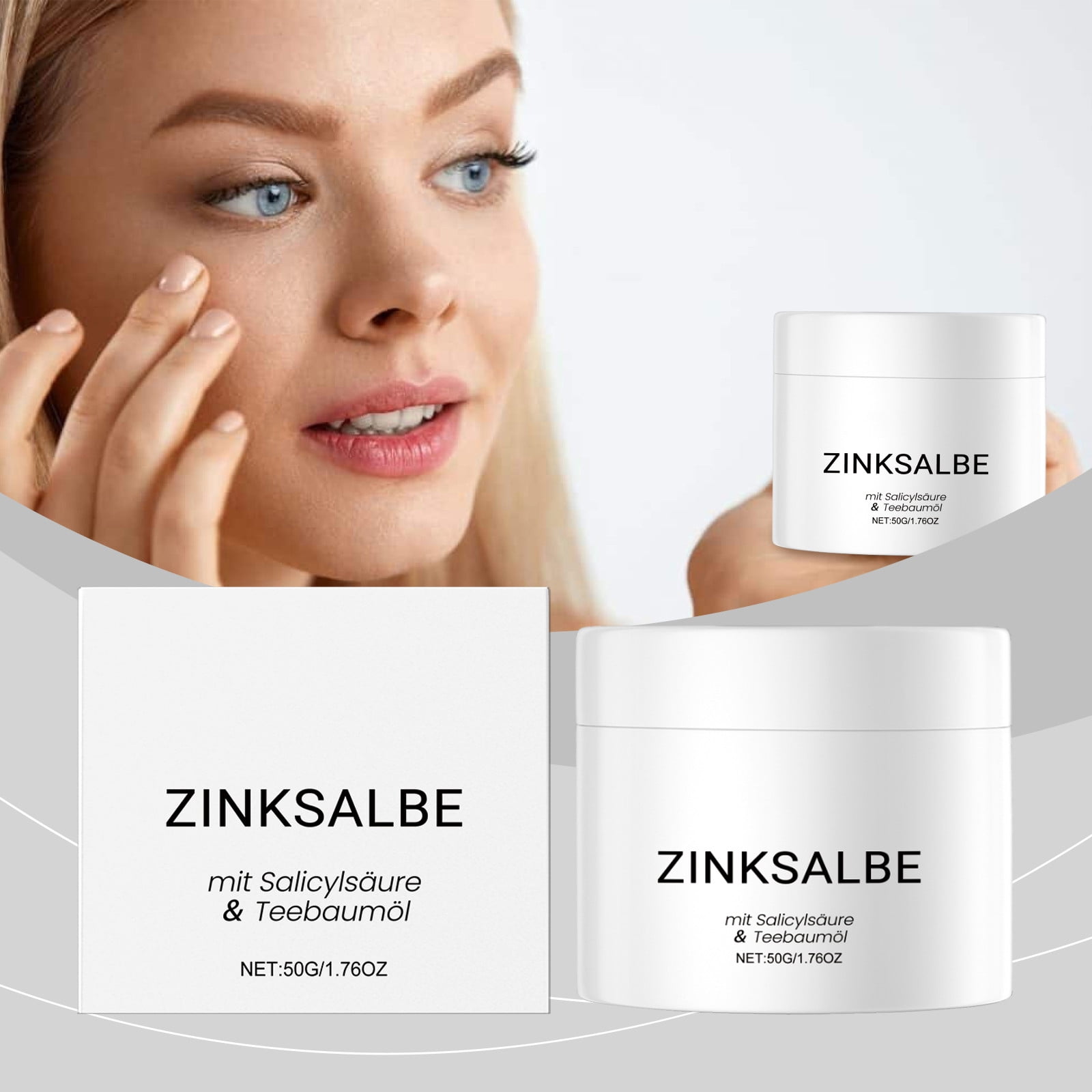 Zincs Ointment - With Tea Tree Oil And Salicylic Against Blemished Skin ...