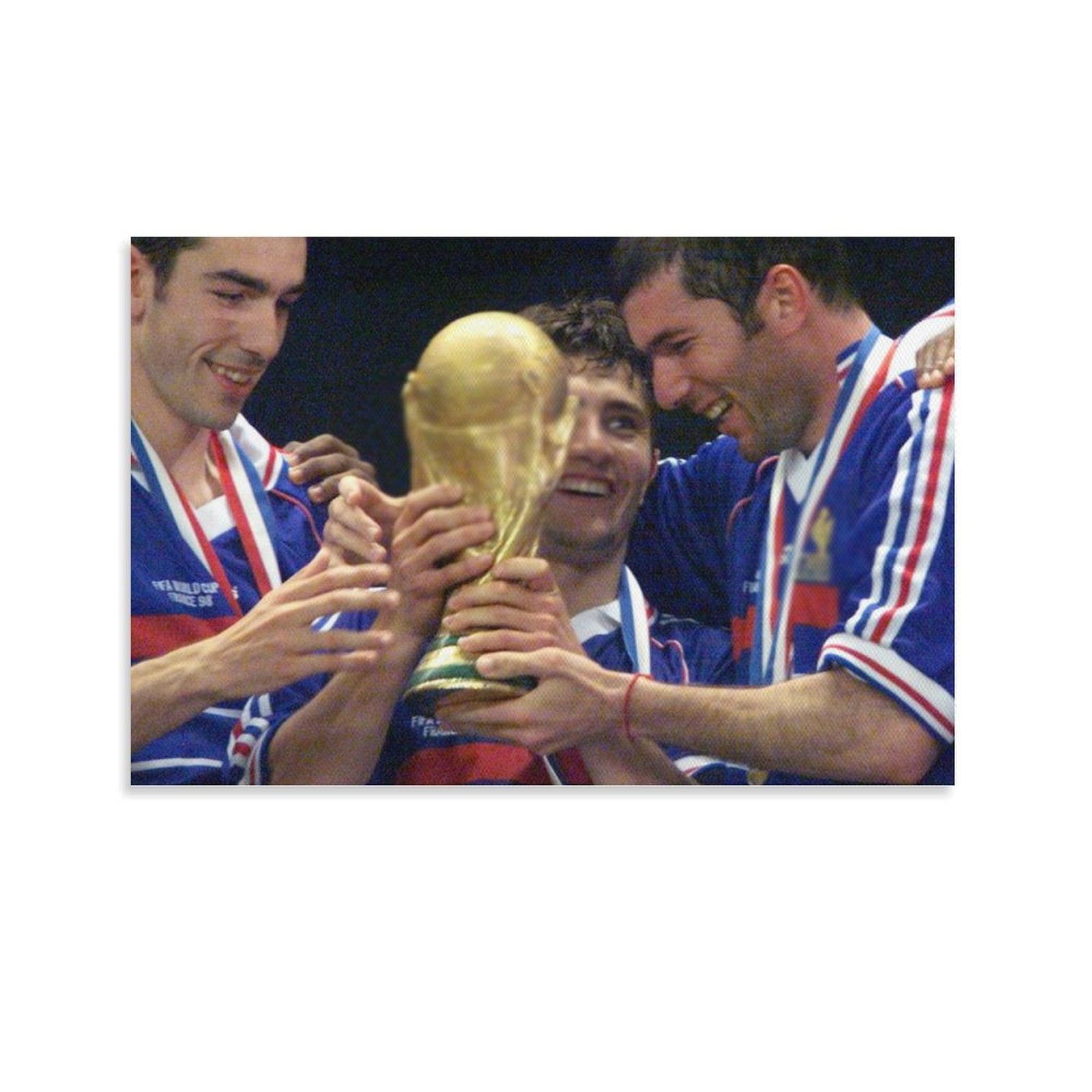 Zinedine Zidane Soccer Player Poster French Posters Wall Art Painting ...