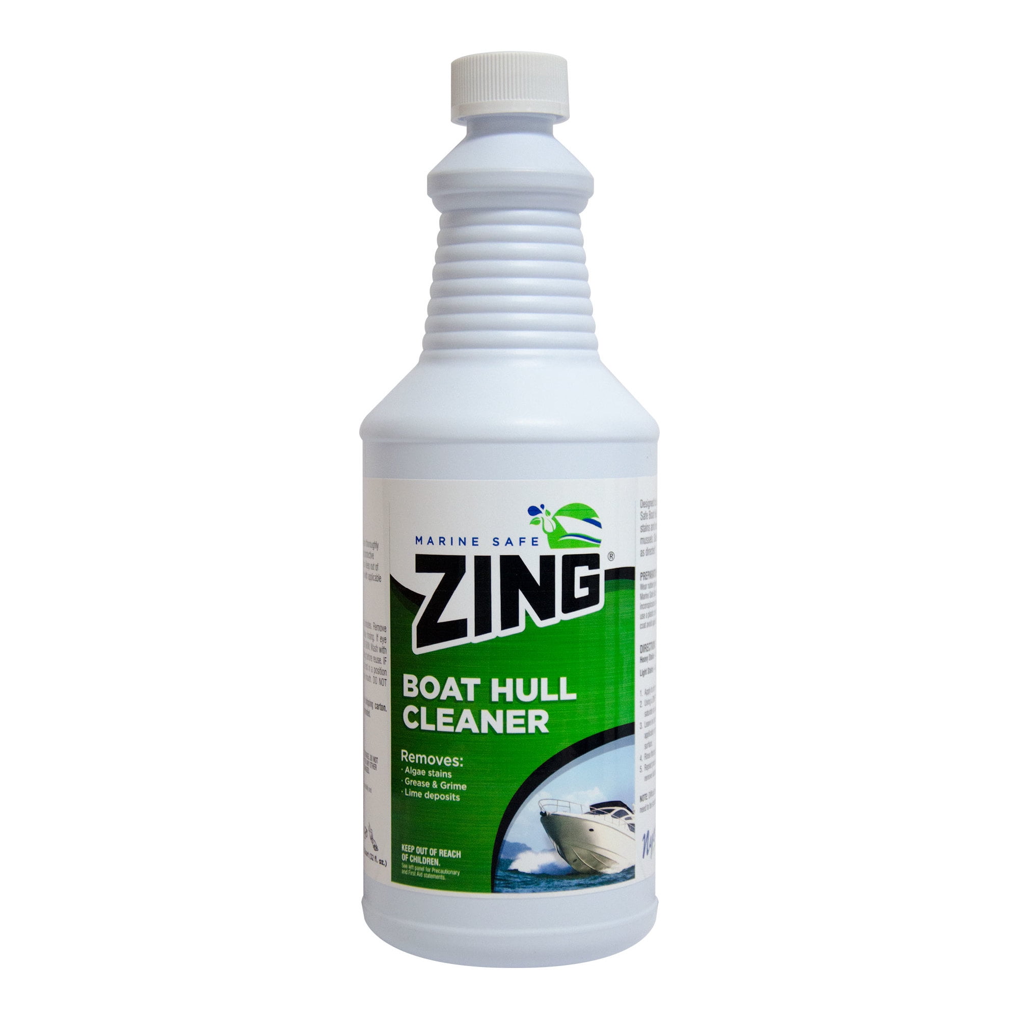 ZING 10121 Marine Safe Aluminum and Pontoon Boat Cleaner - 32 oz ...
