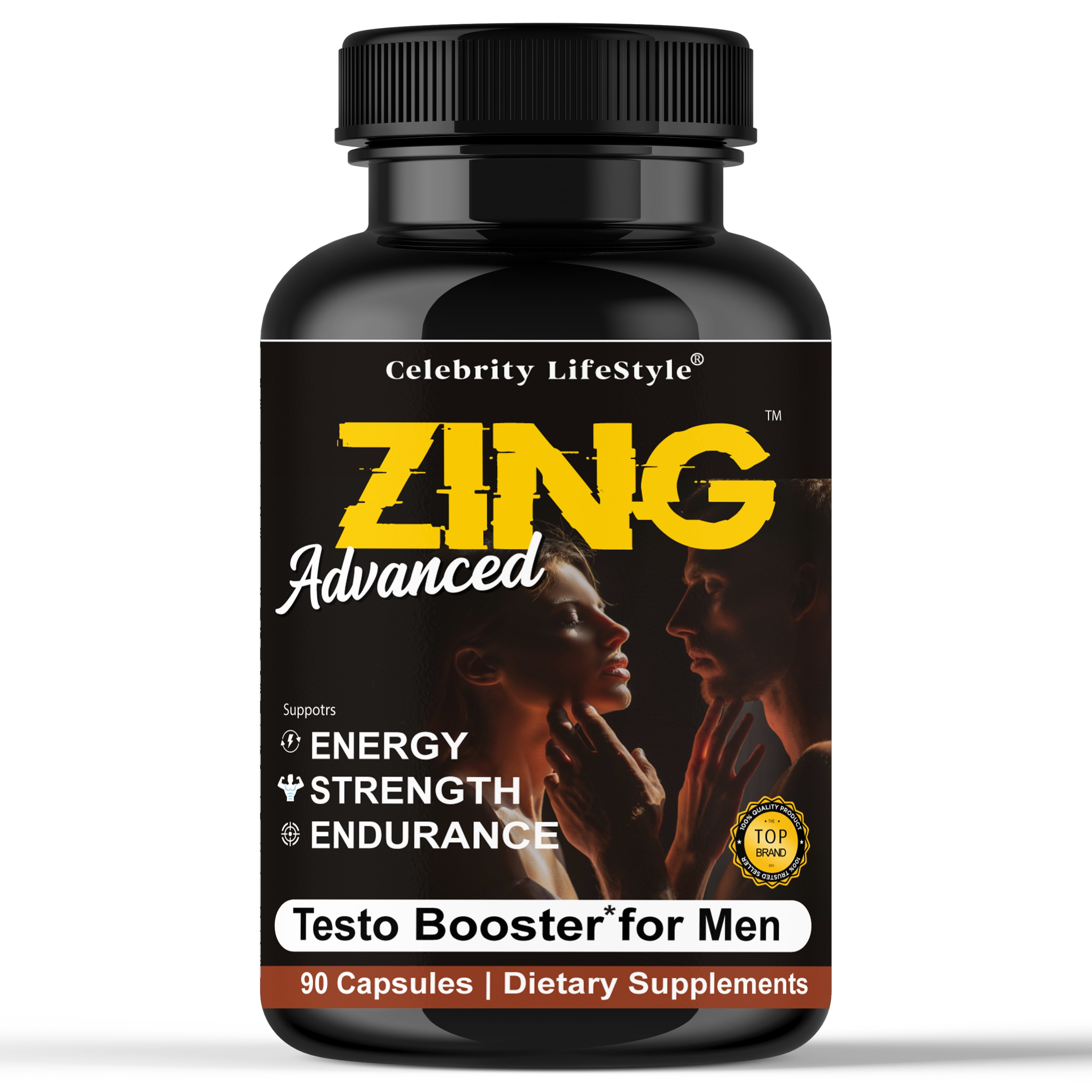Zing Advance Testosterone Booster Vitamin Supplement, Boost Vitality ...