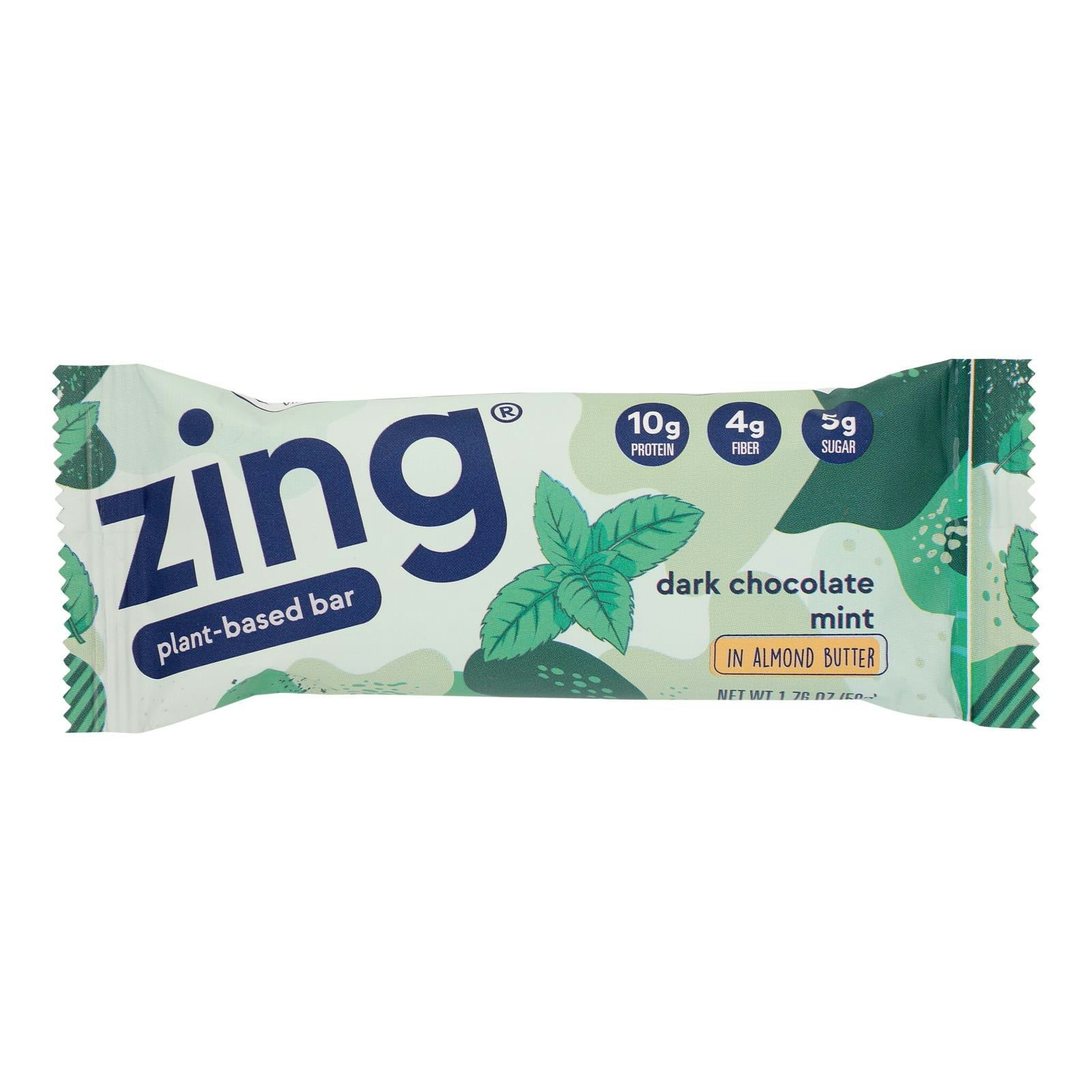 Zing Bars Dark Chocolate Mint 1.76 oz (Pack of 12) - Walmart.com