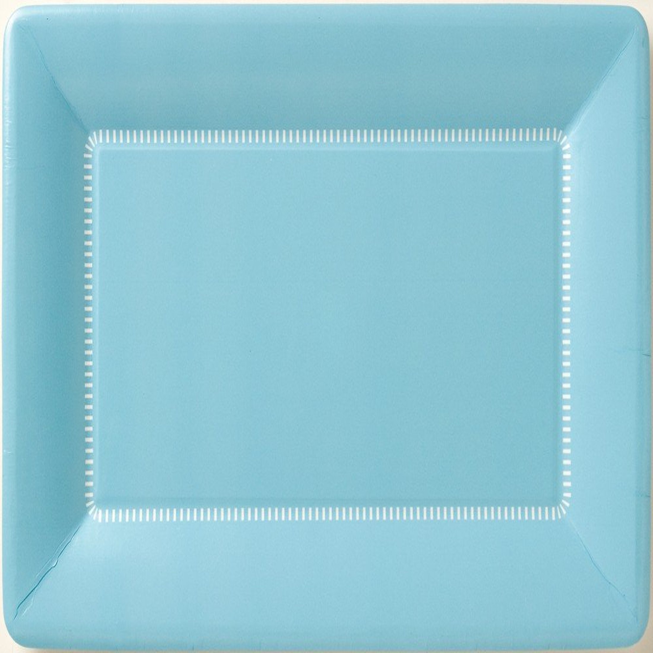 Zing Eco-Friendly Rectangular Paper Plates, Soft Blue, 12 x 7.5-Inches ...