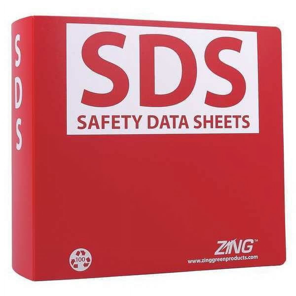 Zing GHS SDS Binder,3 in. 6032 - Walmart.com