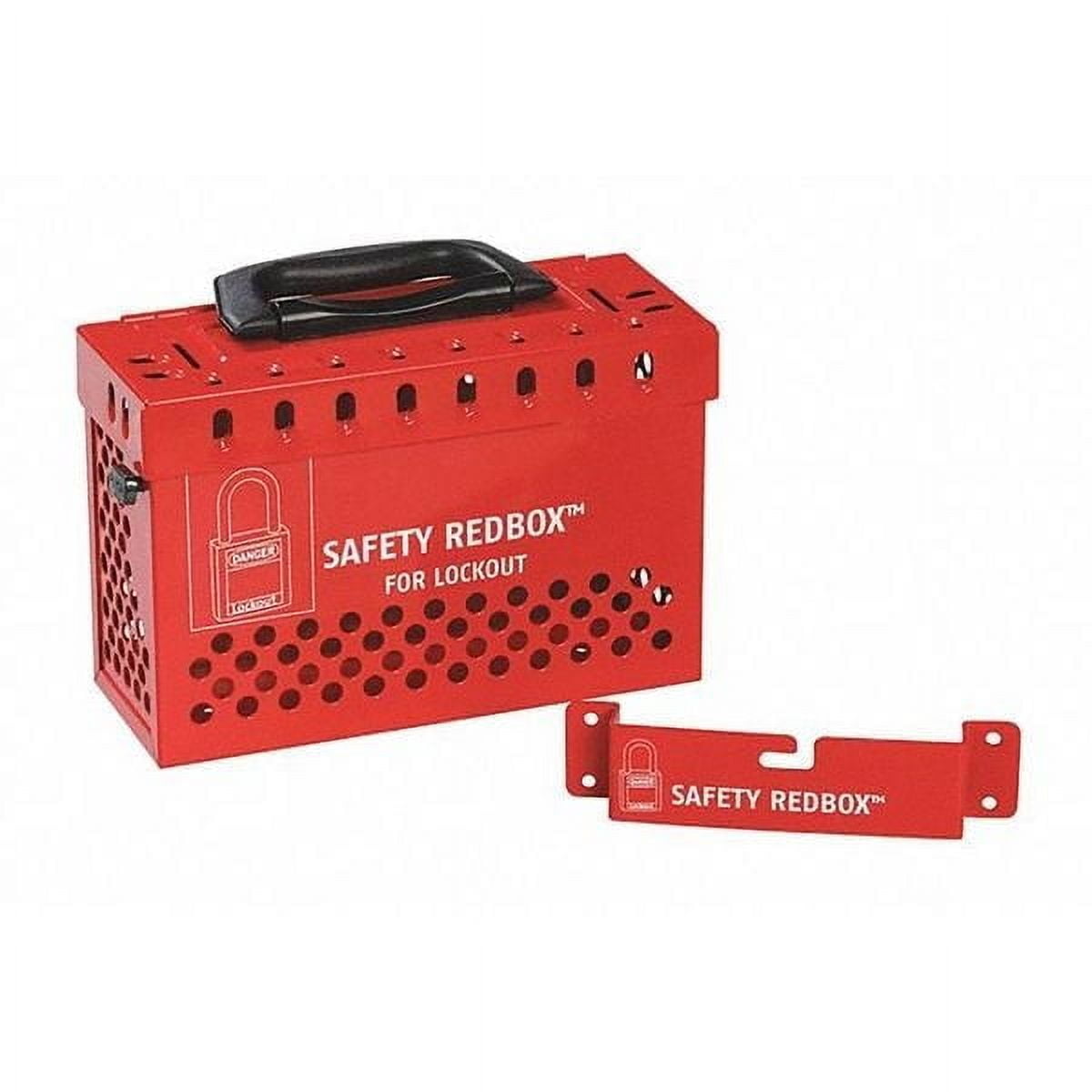Zing Group Lockout Box,Red,9-1/2 in. W,Steel 45NA01 - Walmart.com