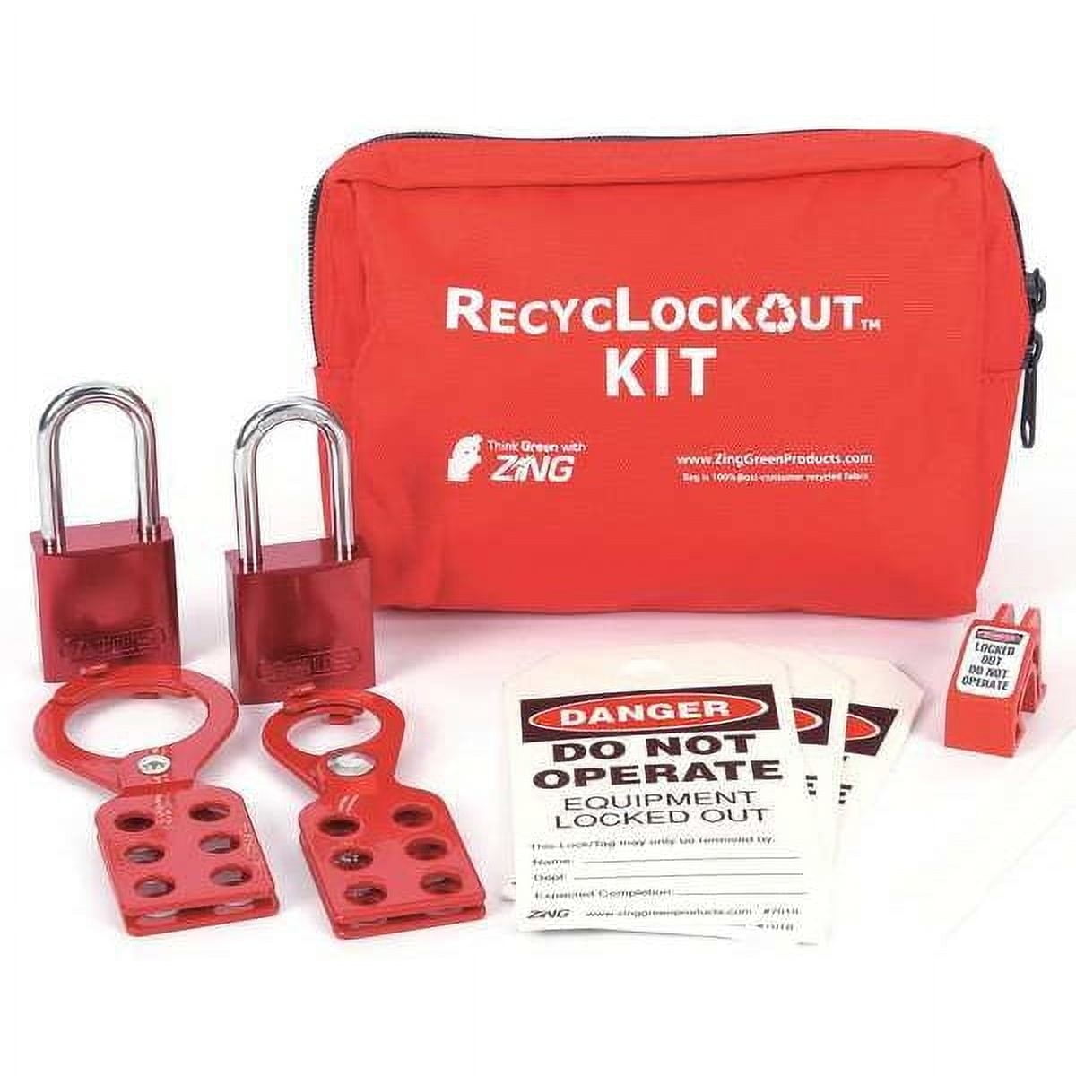 Zing Lockout Kit,Filled,Electrical 2731 - Walmart.com