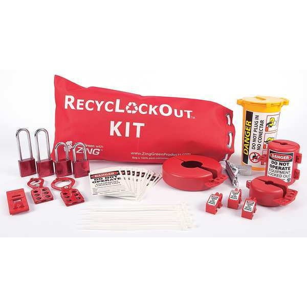 Zing Lockout/Tagout Kit,Filled,Electrical 2724 - Walmart.com