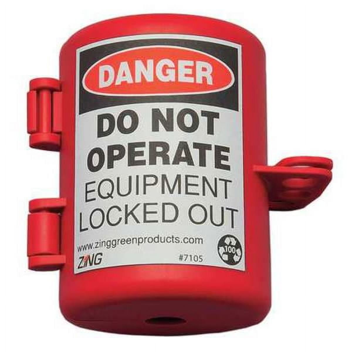 Zing Plug Lockout,Red,9/16" Shackle dia. 7105 - Walmart.com