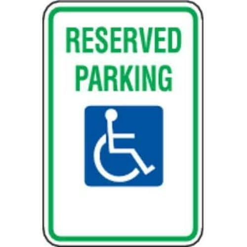 Zing Reserved Handicap Parking Sign, 18 X12, 2197 - Walmart.com