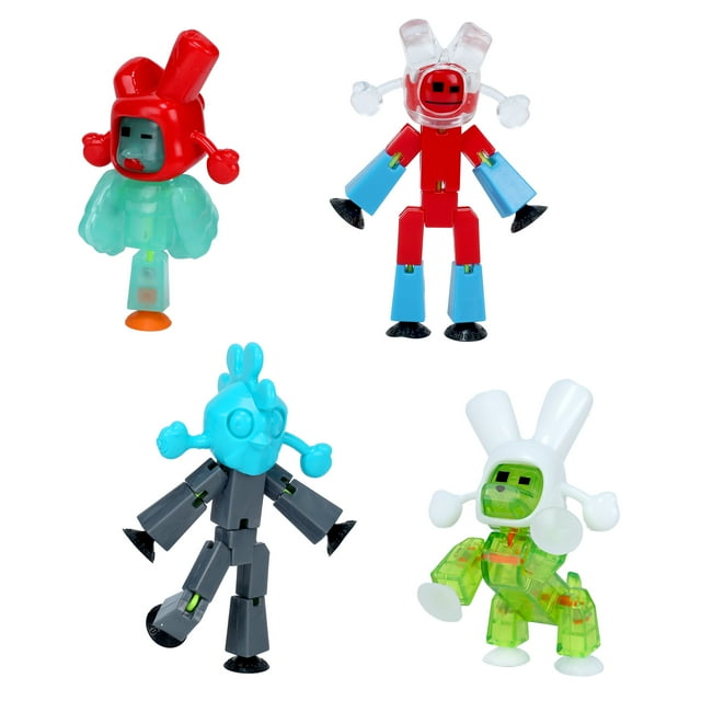 Zing Stikbot Easter Blind Pack, Set of 4 Mystery Color Stikbot ...