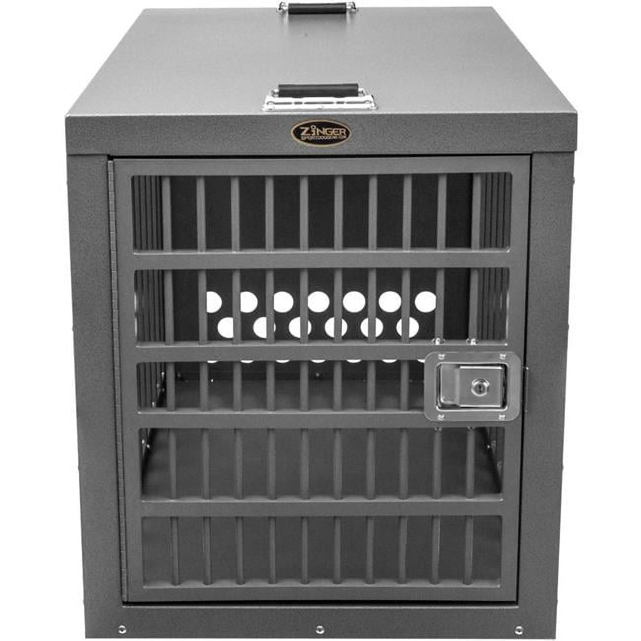 Zinger Winger 10-HD5000-2-FB Heavy Duty 5000 Front Back Entry Dog Crate ...