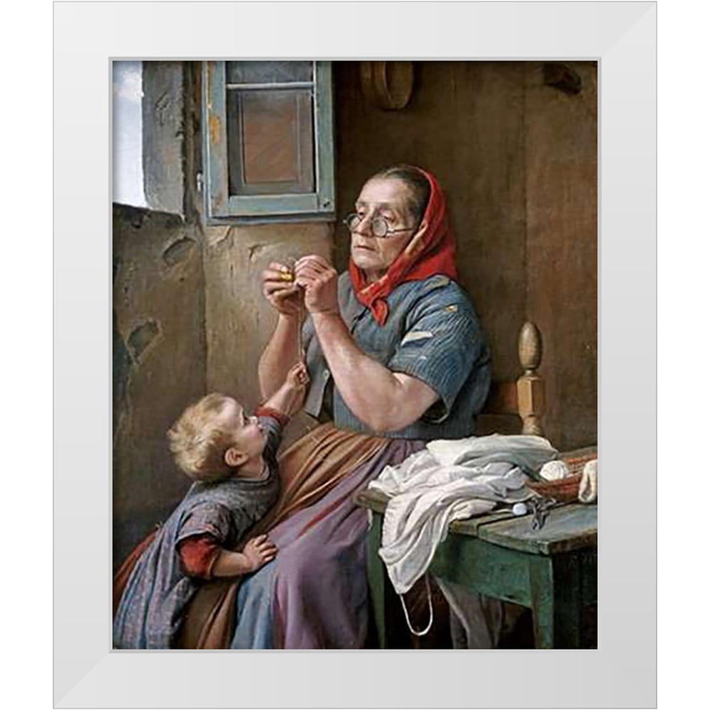 Zingoni, Aurelio 12x14 White Modern Wood Framed Museum Art Print Titled ...