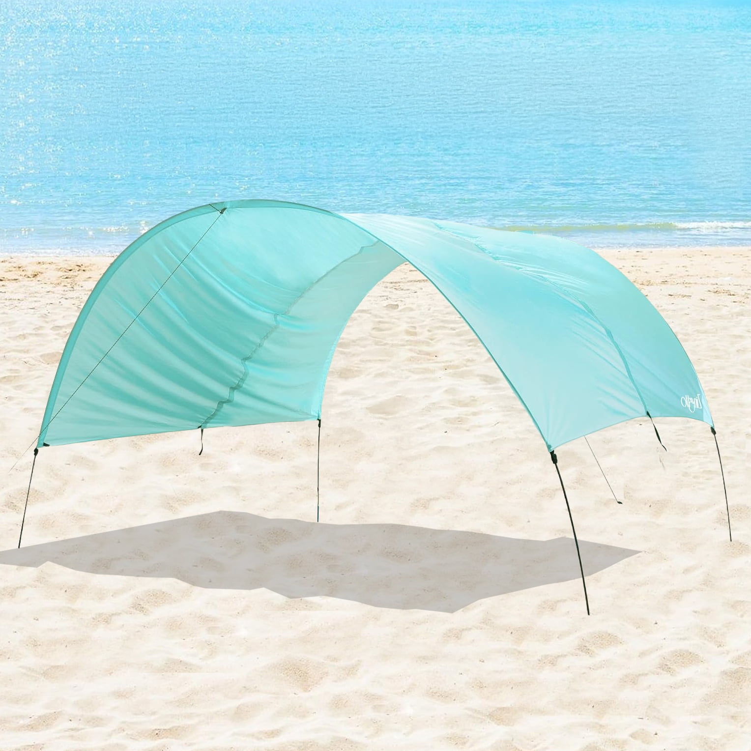 Zingtto Beach Sun Shade, UPF 50+ UV Protection, 150 Sq. Ft. Windproof ...