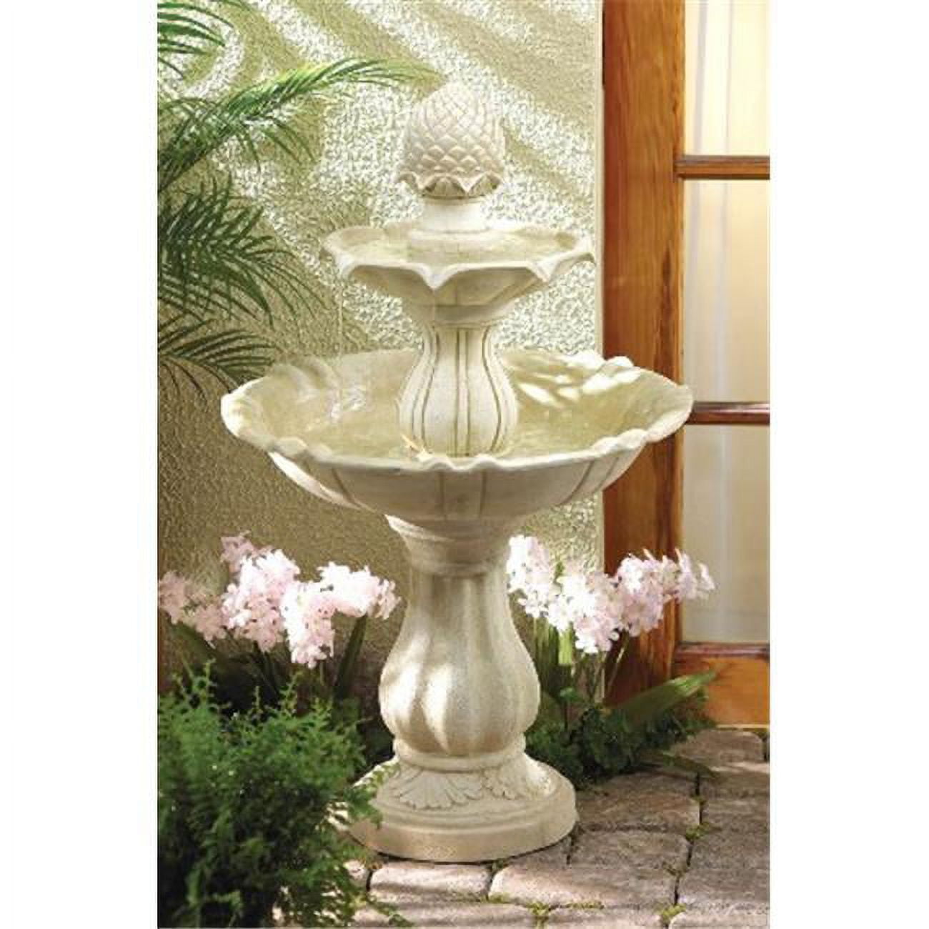 Zingz & Thingz 57070043 3 Tier Acorn Style Water Bird Bath Fountain for ...