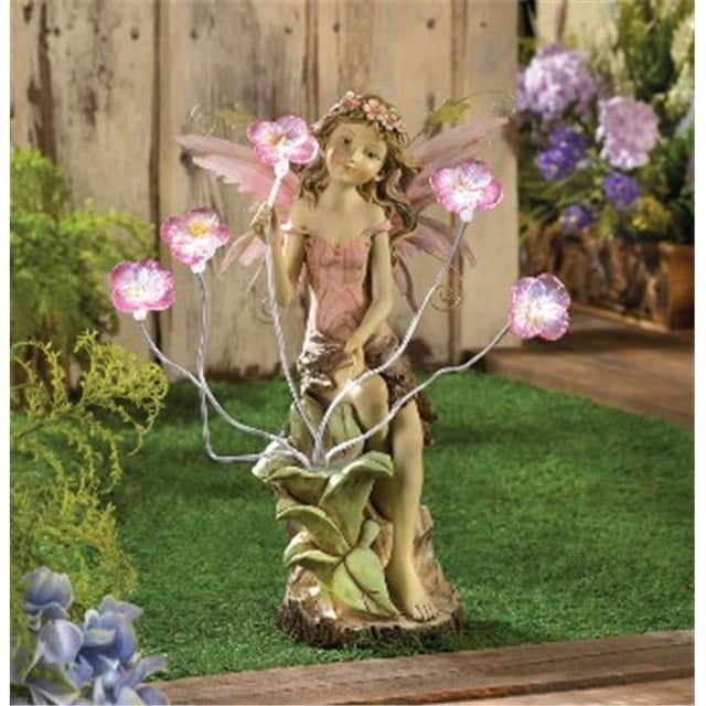 Zingz & Thingz 57070076 Peony Fairy Solar Statue - Walmart.com