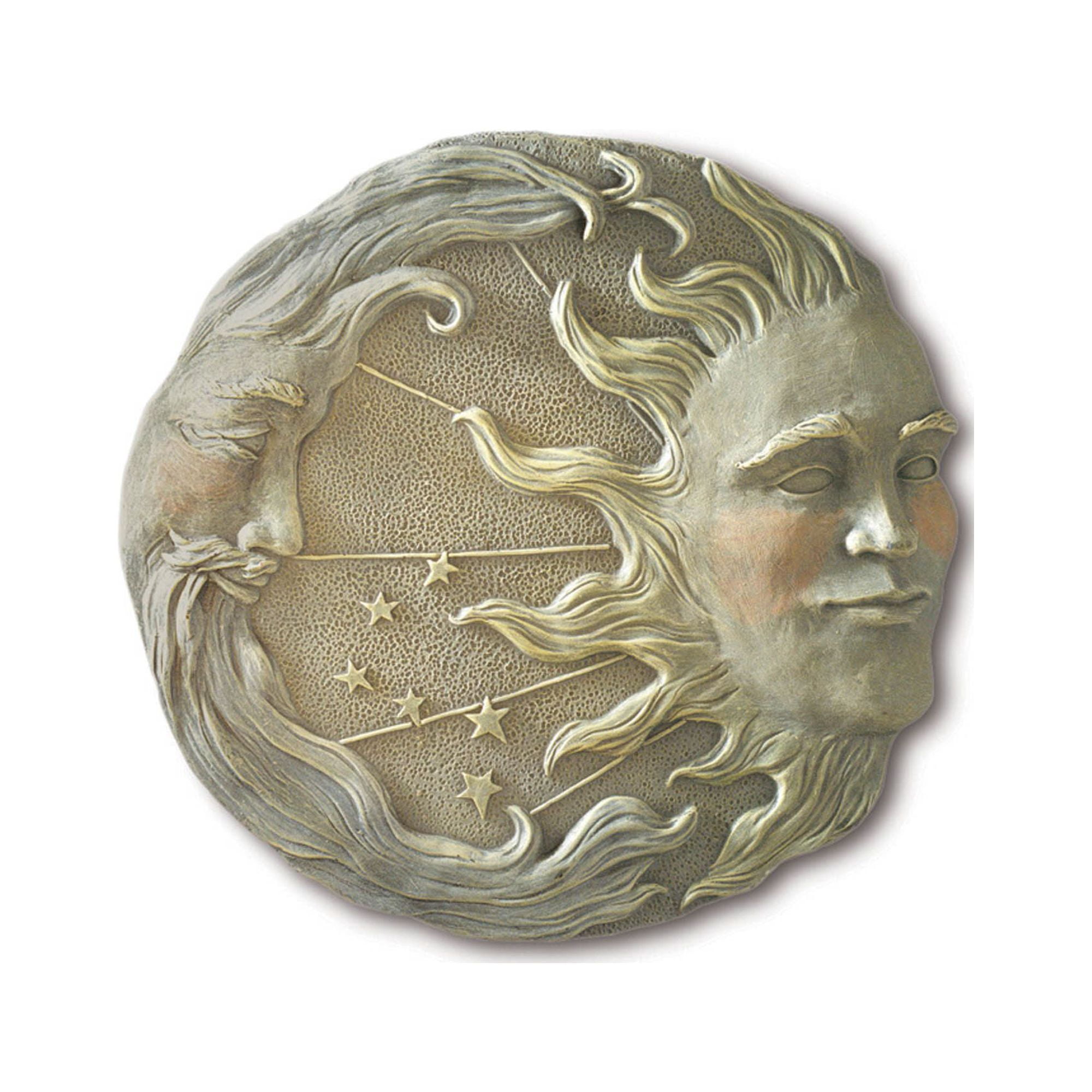 Zingz & Thingz Celestial Outdoor Patio Wall Plaque - 11" - Gray and ...