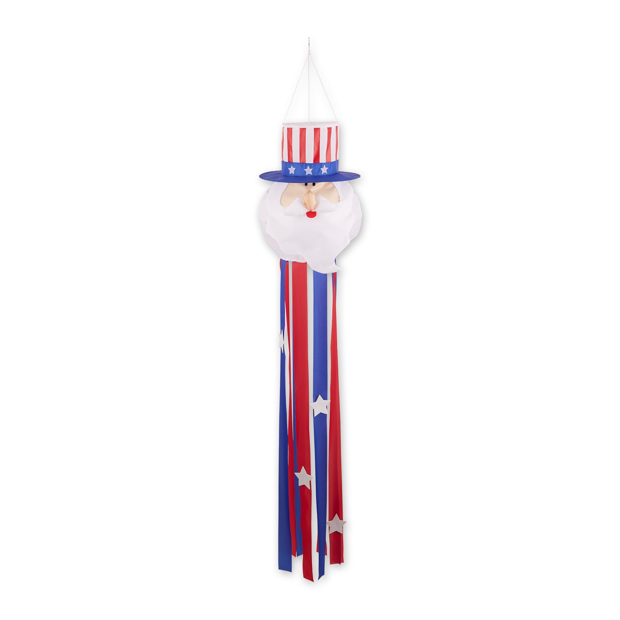 Zingz & Thingz Uncle Sam Americana Outdoor Garden Windsock - 51.5 ...