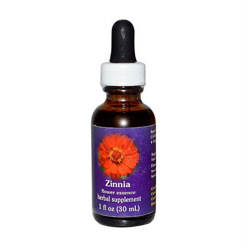 Zinnia Herbal Supplement Dropper By Flower Essence - 1 Oz - Walmart.com